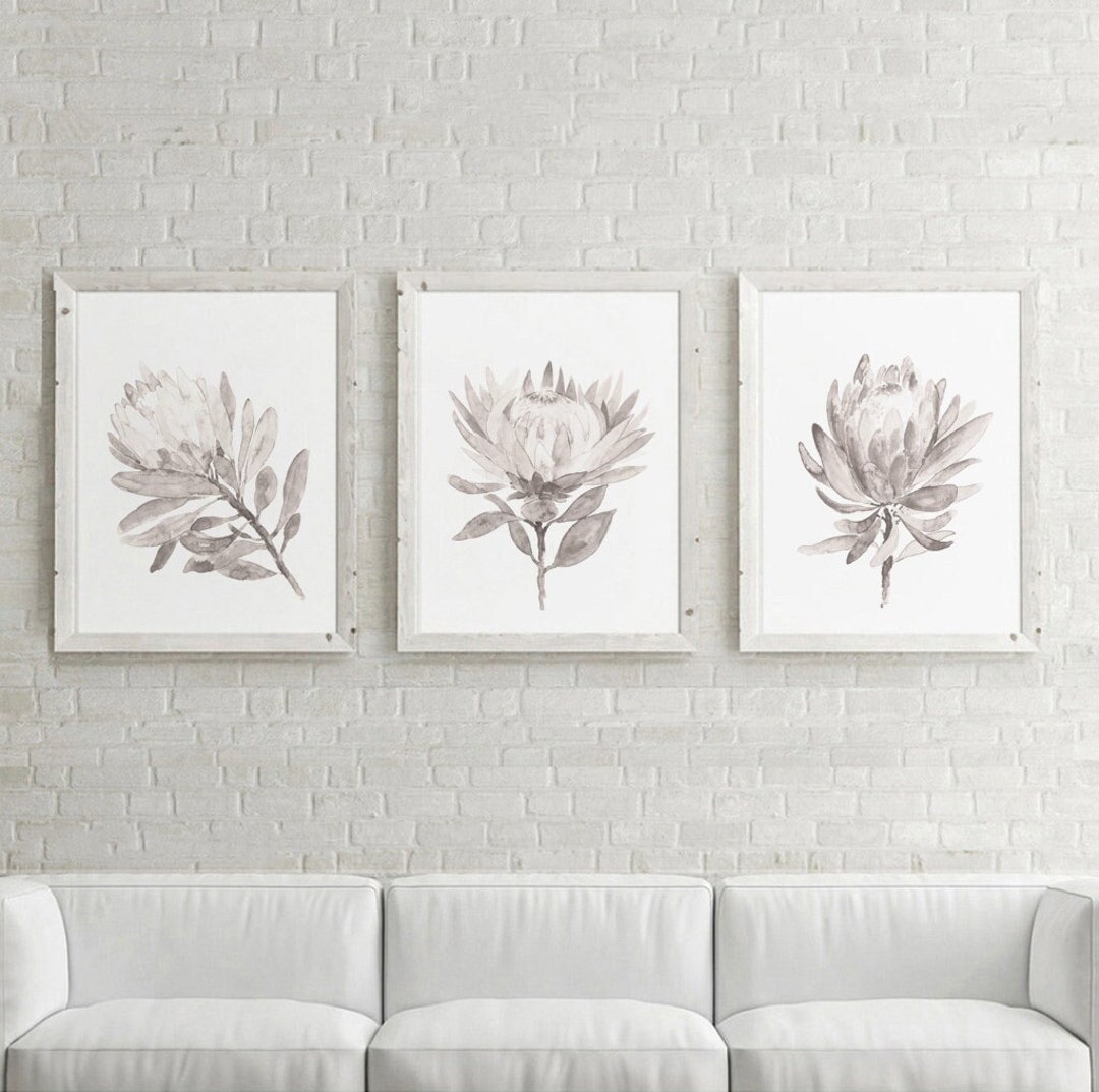 Protea Wall Art, Protea Wall Decor, Protea Wall Art, King Protea Wall ...