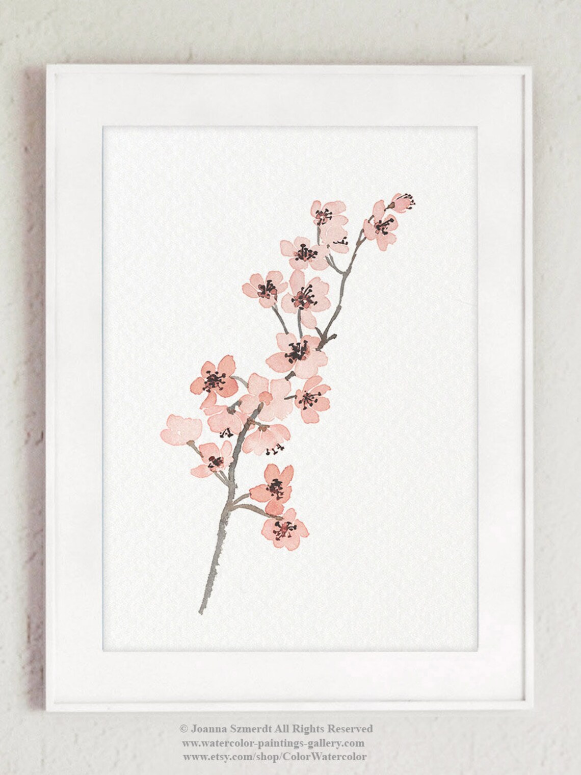 Cherry Blossom Wall Art Cherry Blossom Print Cherry Blossom - Etsy