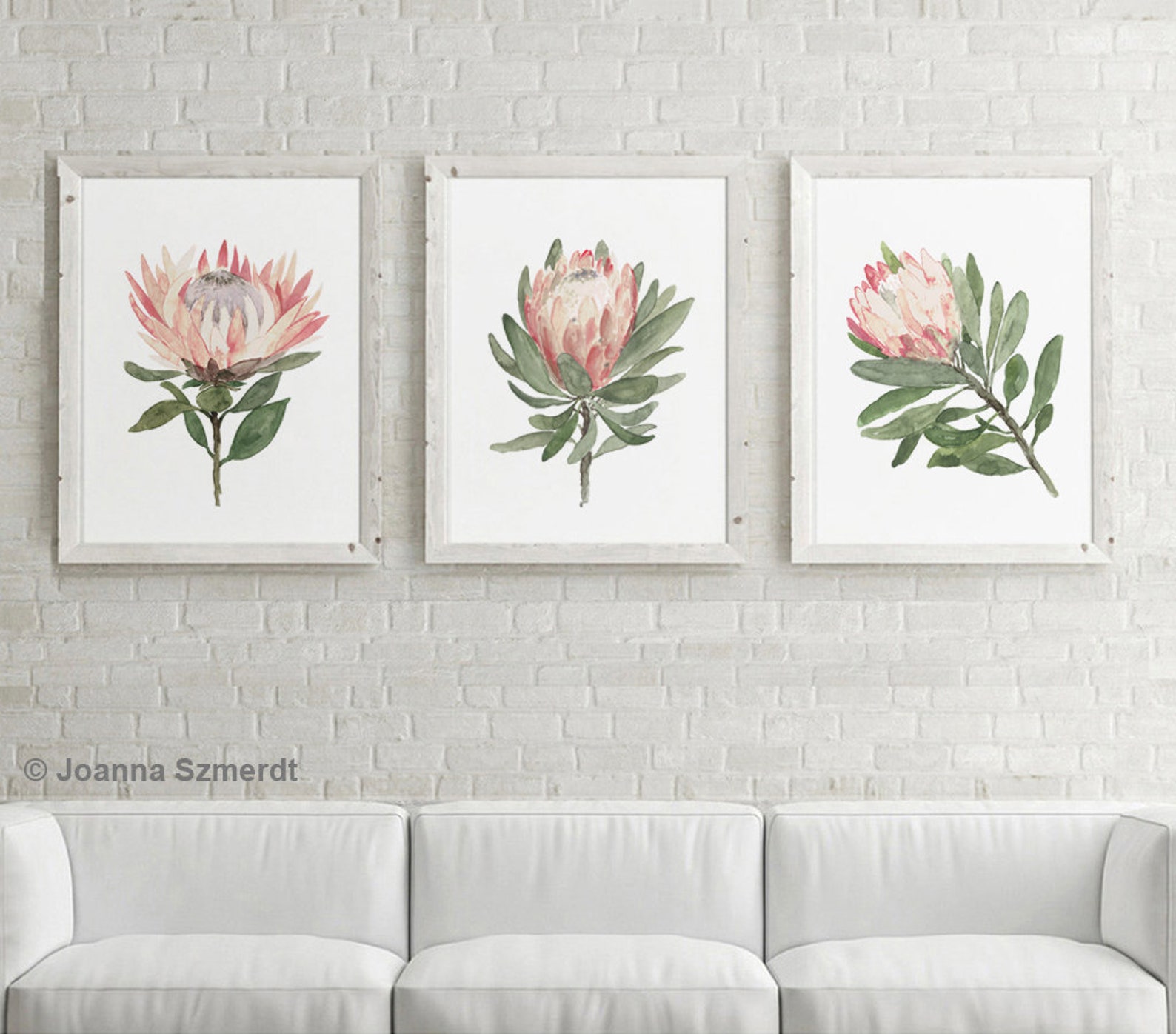Flower Girl Gift Protea Flower Floral Wall Decor Floral - Etsy