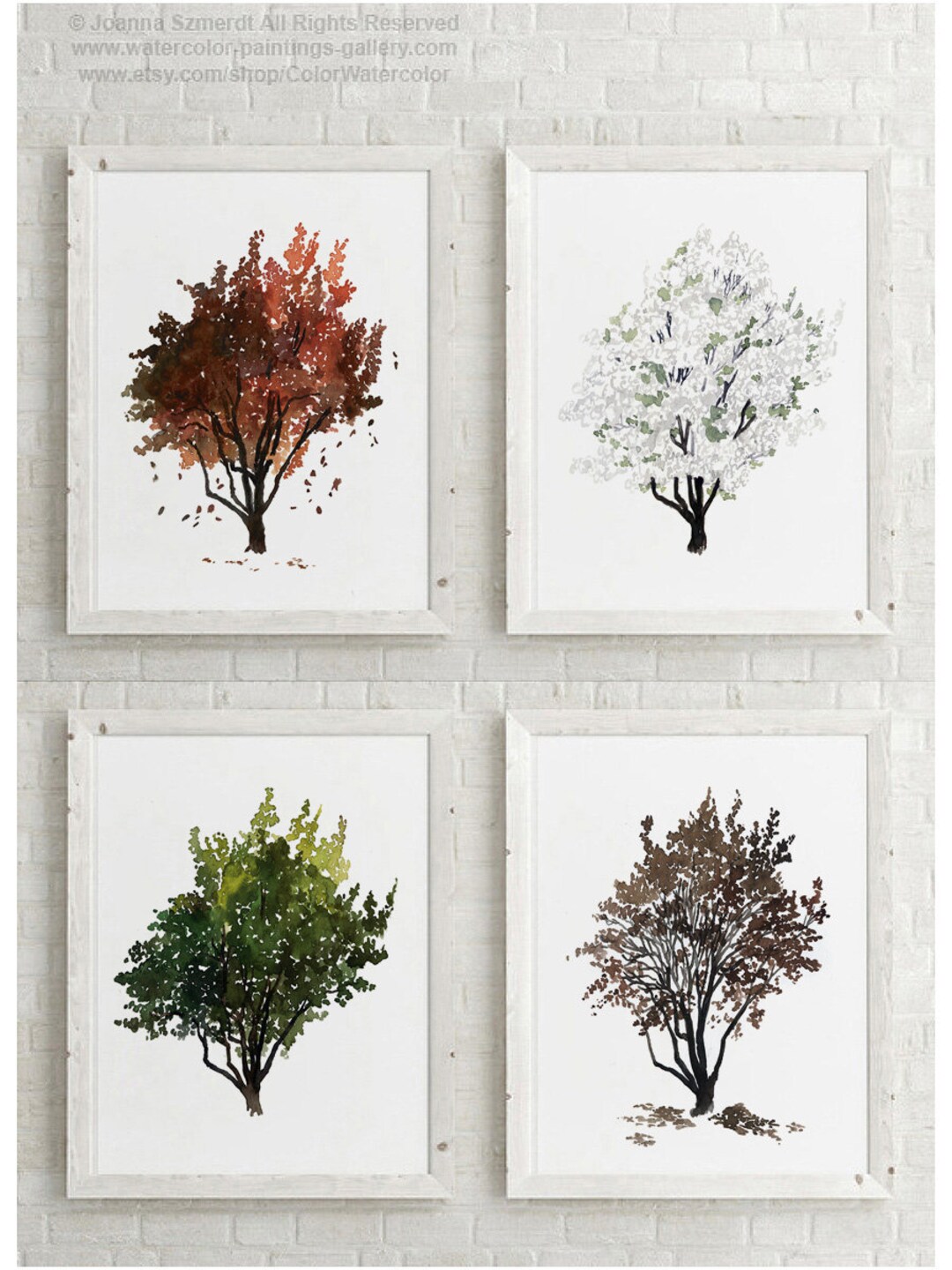 Dogwood Wall Art Dogwood Art Print Spring Summer Fall Winter - Etsy