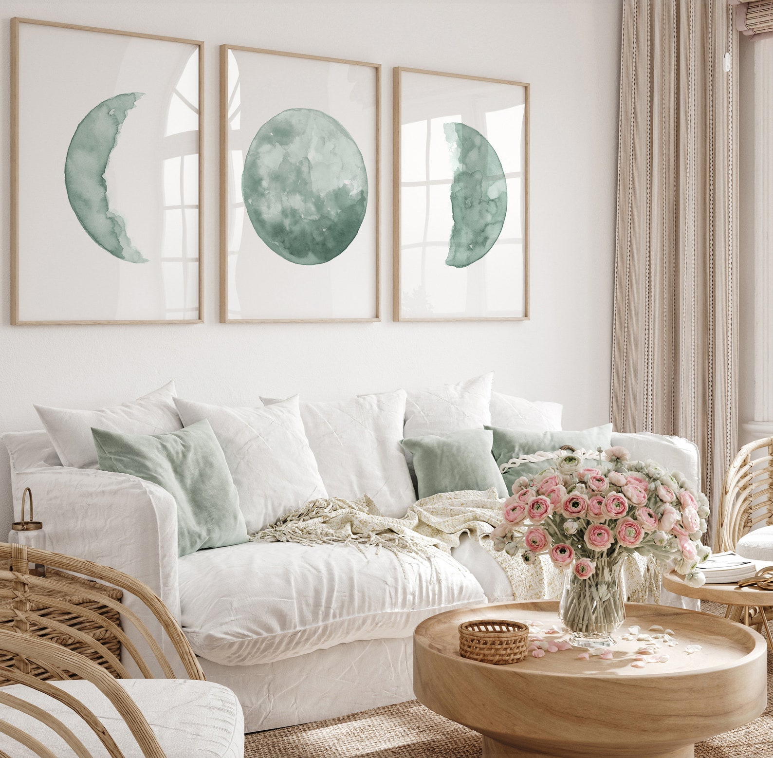 Moon Phase | Moon Cycle Poster | Phases of the Moon | Lunar Phases ...