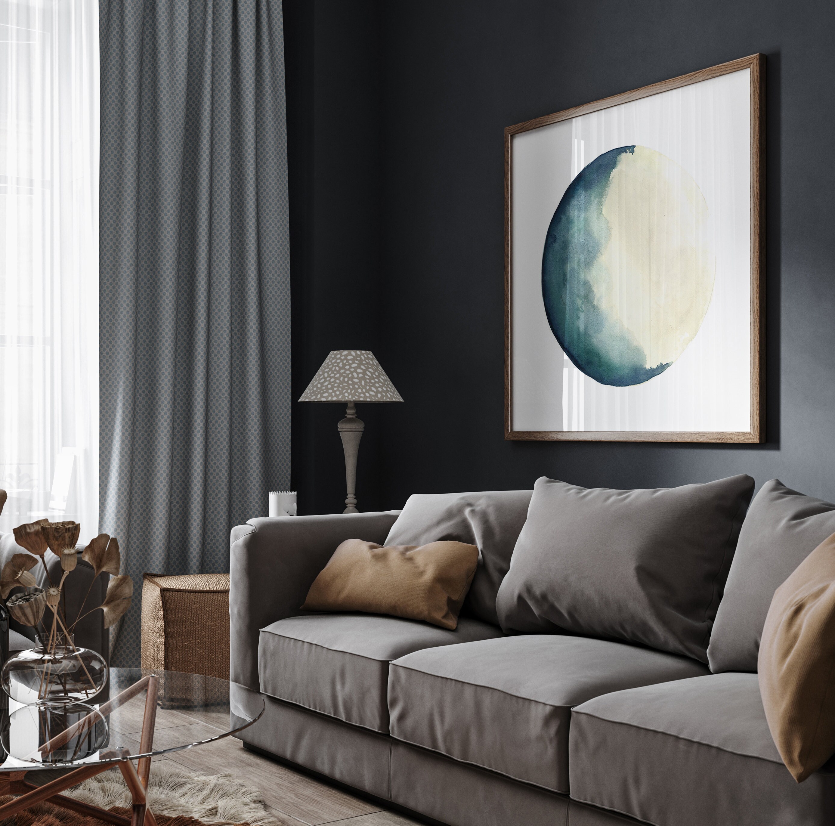 Moon Print Wall Art Moon Art Print Moon Phases Gifts - Etsy Canada