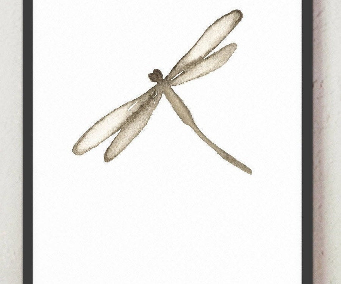 Dragonfly Wall Art Dragonfly Art Print Dragonfly Prints - Etsy
