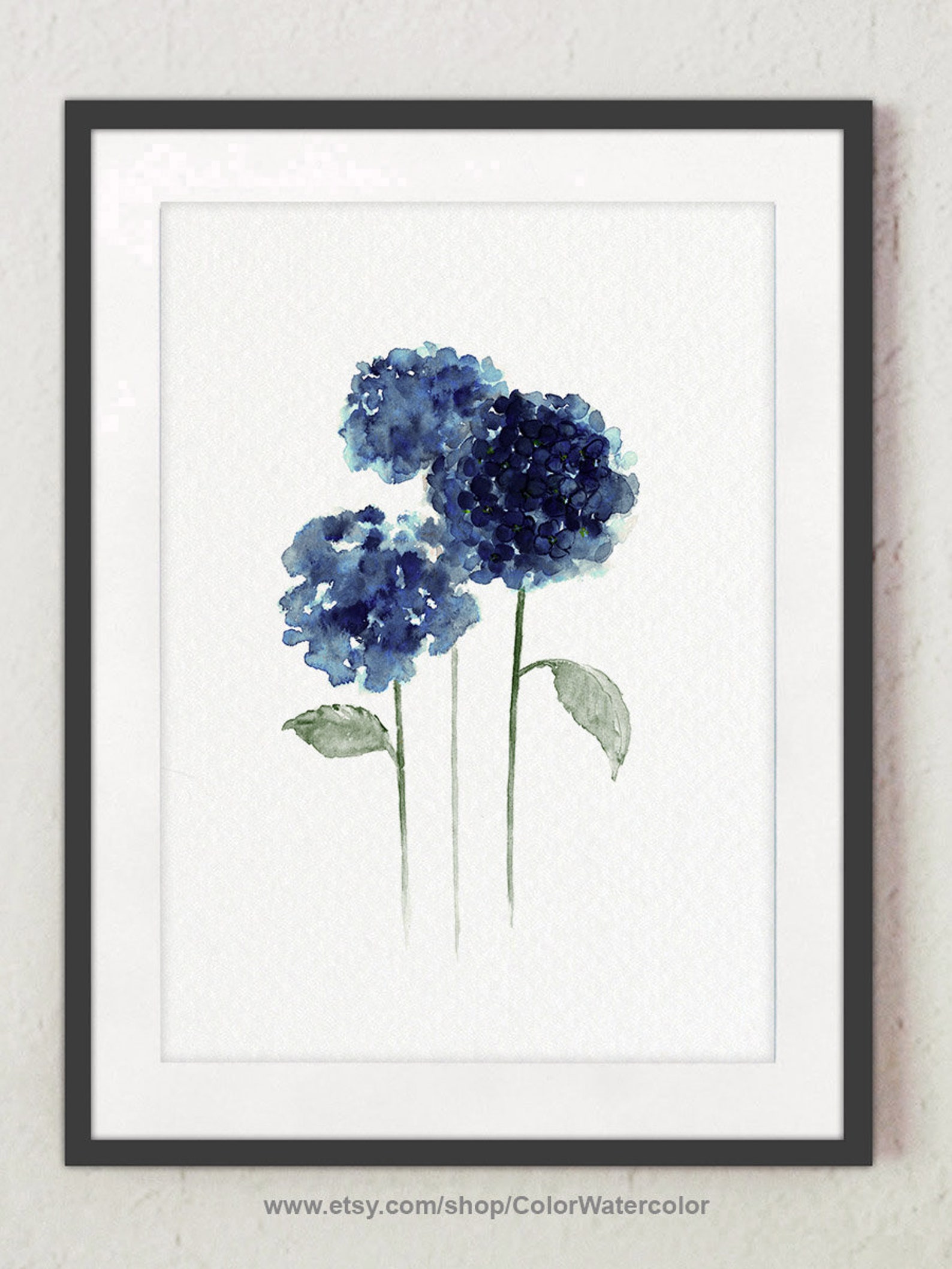 Hydrangea Art Print Floral Bouquet Print Wall Art Flowers - Etsy