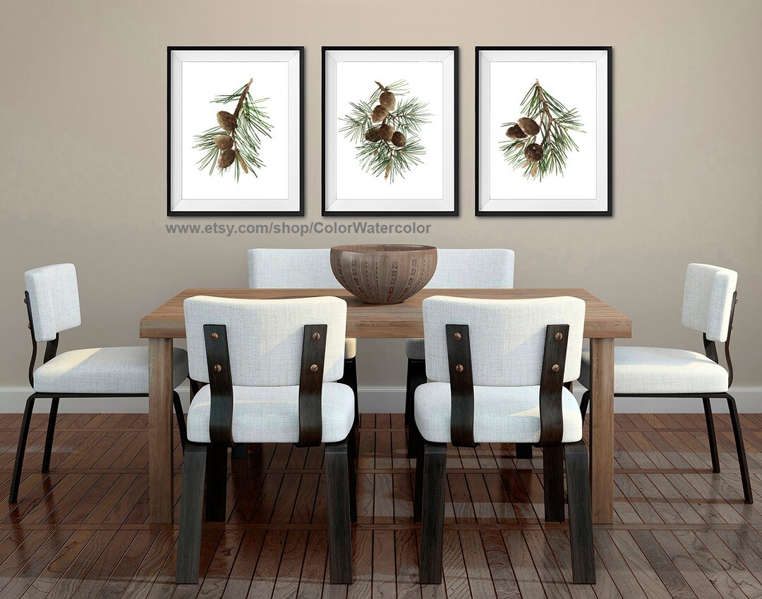 Pine Branch, Pine Christmas Decor, Pine Wall Art, Pine Wall Decor, Pine Home Decor, Natural Pine ...