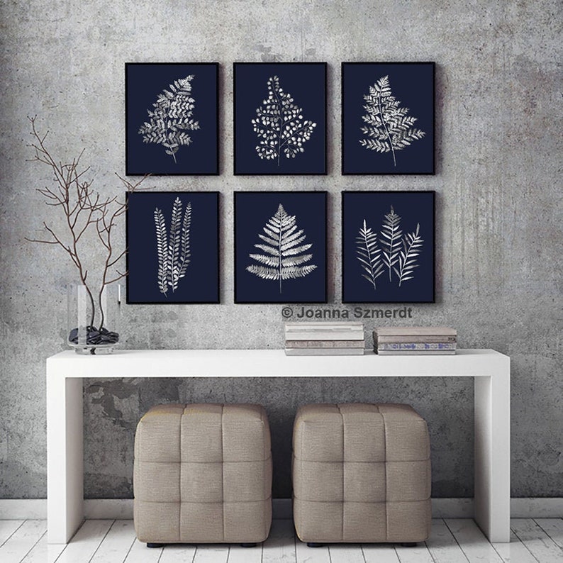 Fern Wall Art Print Gallery Wall Decor set of 6 Fern Prints | Etsy