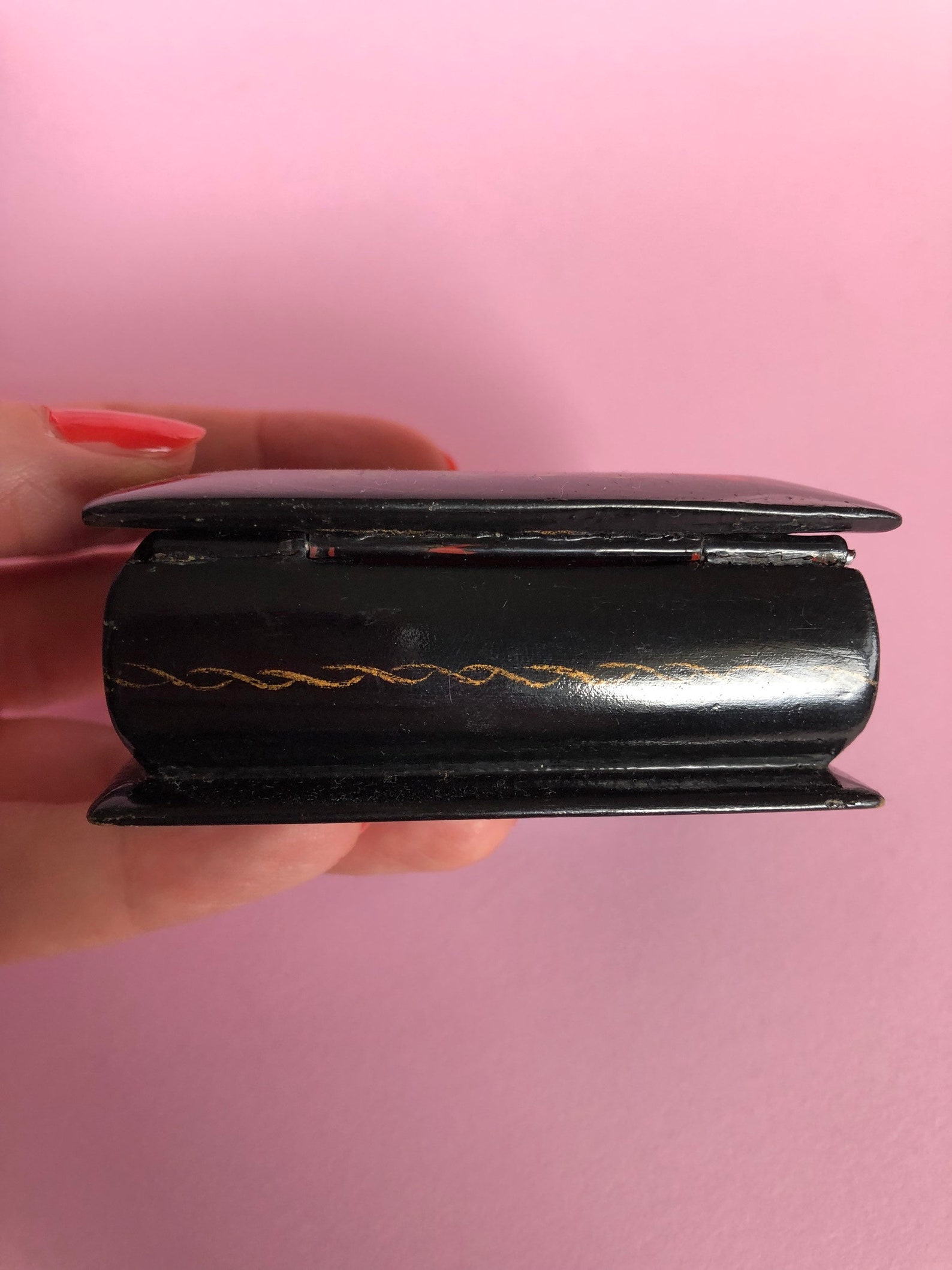 Vintage Russian Box/hand Painted Lacquered Signed Box - Etsy Australia