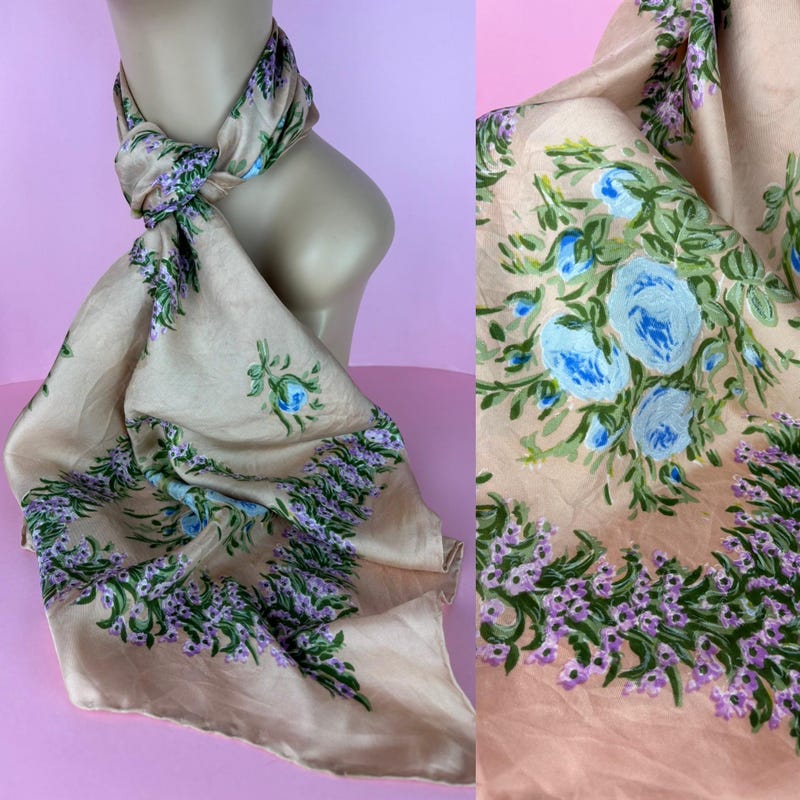 1950s Head Scarf - Etsy