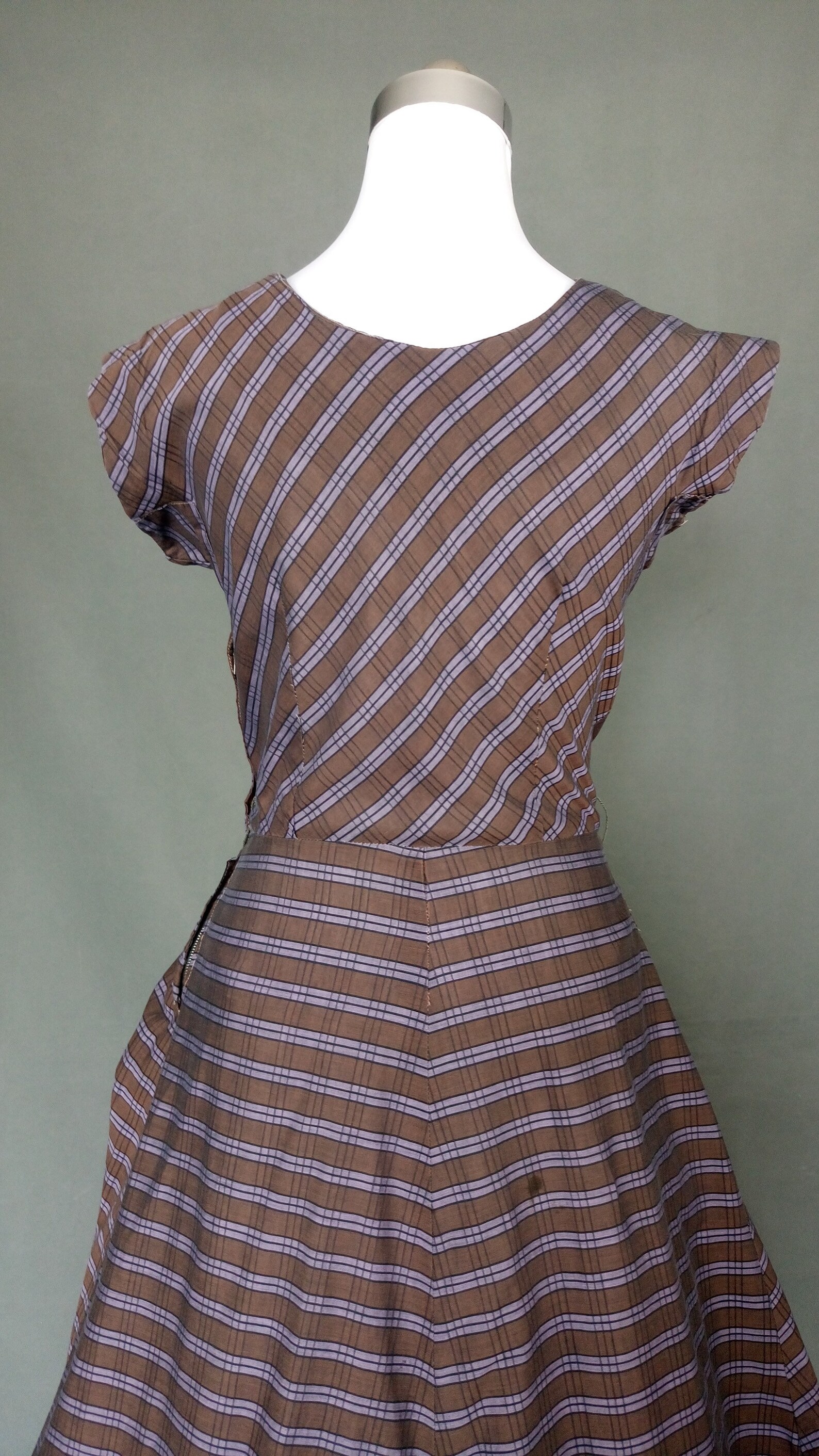 Vintage 1950s Cotton Dress/tea Dress/as Is/size S - Etsy