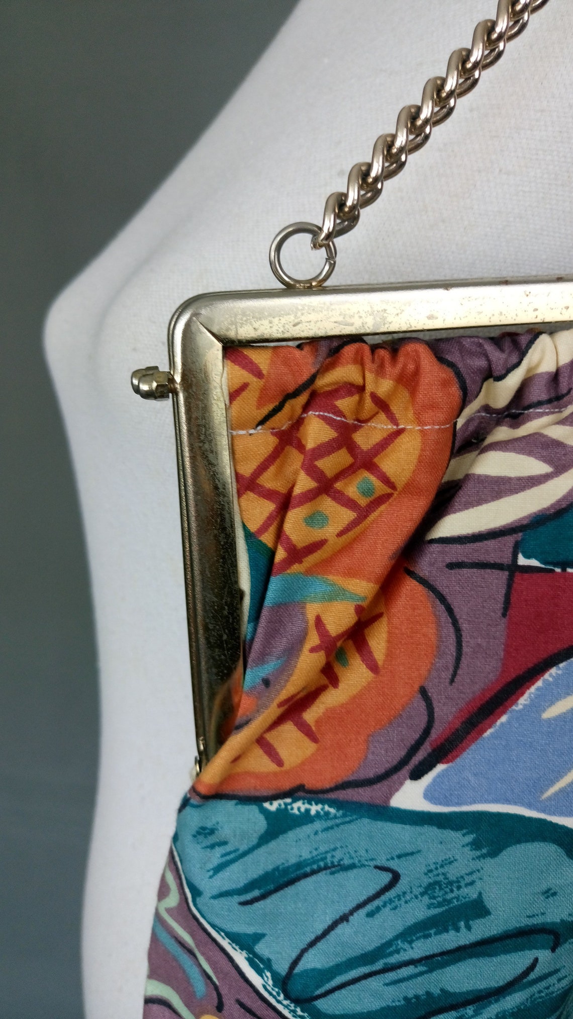 Vintage 60s/70s Canvas Shopping Bag/market Bag/knitting Bag - Etsy