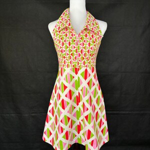 Vintage 1960s Cotton Sun Dress/beach Dress/mod Mini Dress/size S/M - Etsy