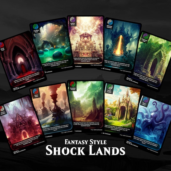 Shock Lands - Etsy
