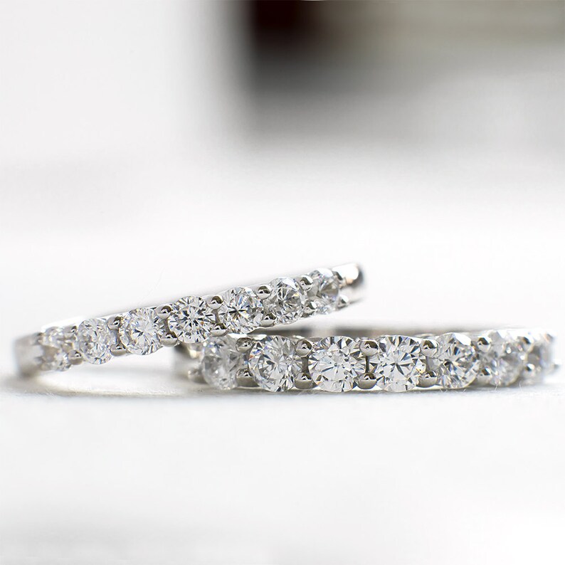 Sterling Silver Wedding Band 0.28 CARAT - Simple Wedding Ring - 7 ...