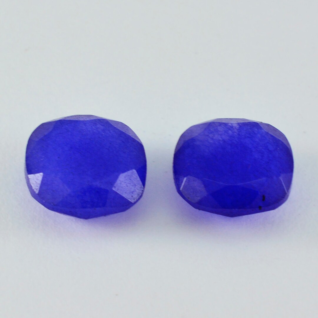 Riyogems 1PC Natural Blue Jasper Faceted 4x4 Mm,5x5 Mm, 6x6 Mm, 7x7 Mm ...