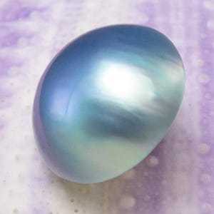 Blue Mabe Pearl Lustrous Round 15.06 Mm Cultured in Sumbawa Indonesia 1 ...