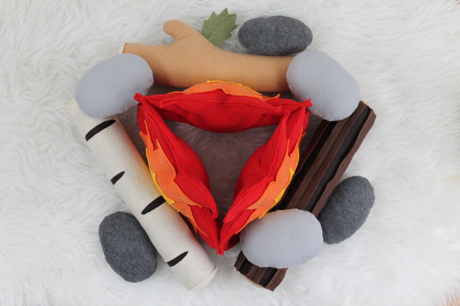 Felt Rocks Additional Rocks for Felt Campfire Play Set Set of - Etsy