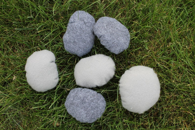 Felt Rocks Additional Rocks For Felt Campfire Play Set Set of | Etsy
