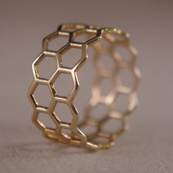 Honeycomb Ring - Etsy