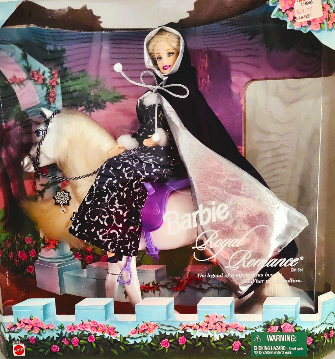 Royal Romance Barbie Doll and Horse Set - Etsy