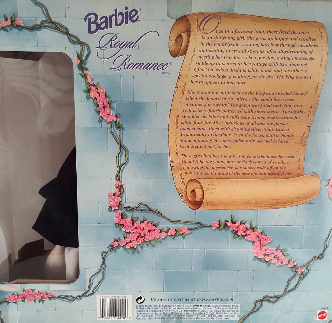 Royal Romance Barbie Doll and Horse Set - Etsy