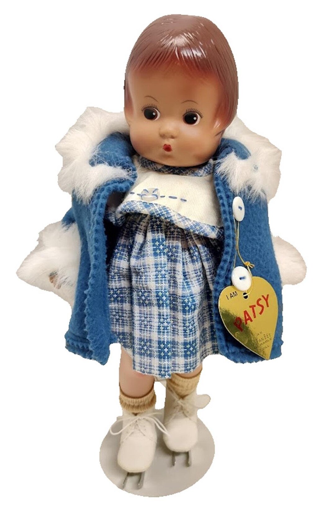 Effanbee Patsy Blue Coat With White Fur Trim - Etsy