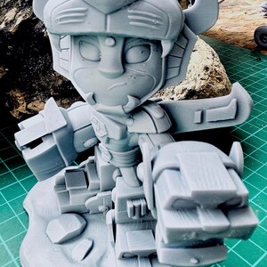 Voltron Chibi Robot 3D Print – Fan Art Figurine – Unique Collectible ...