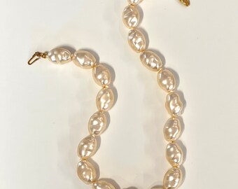 80s Pearl Necklace - Etsy