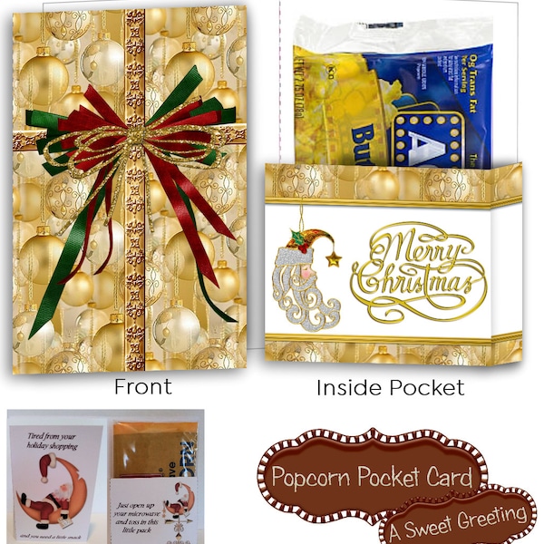 Christmas Popcorn - Etsy