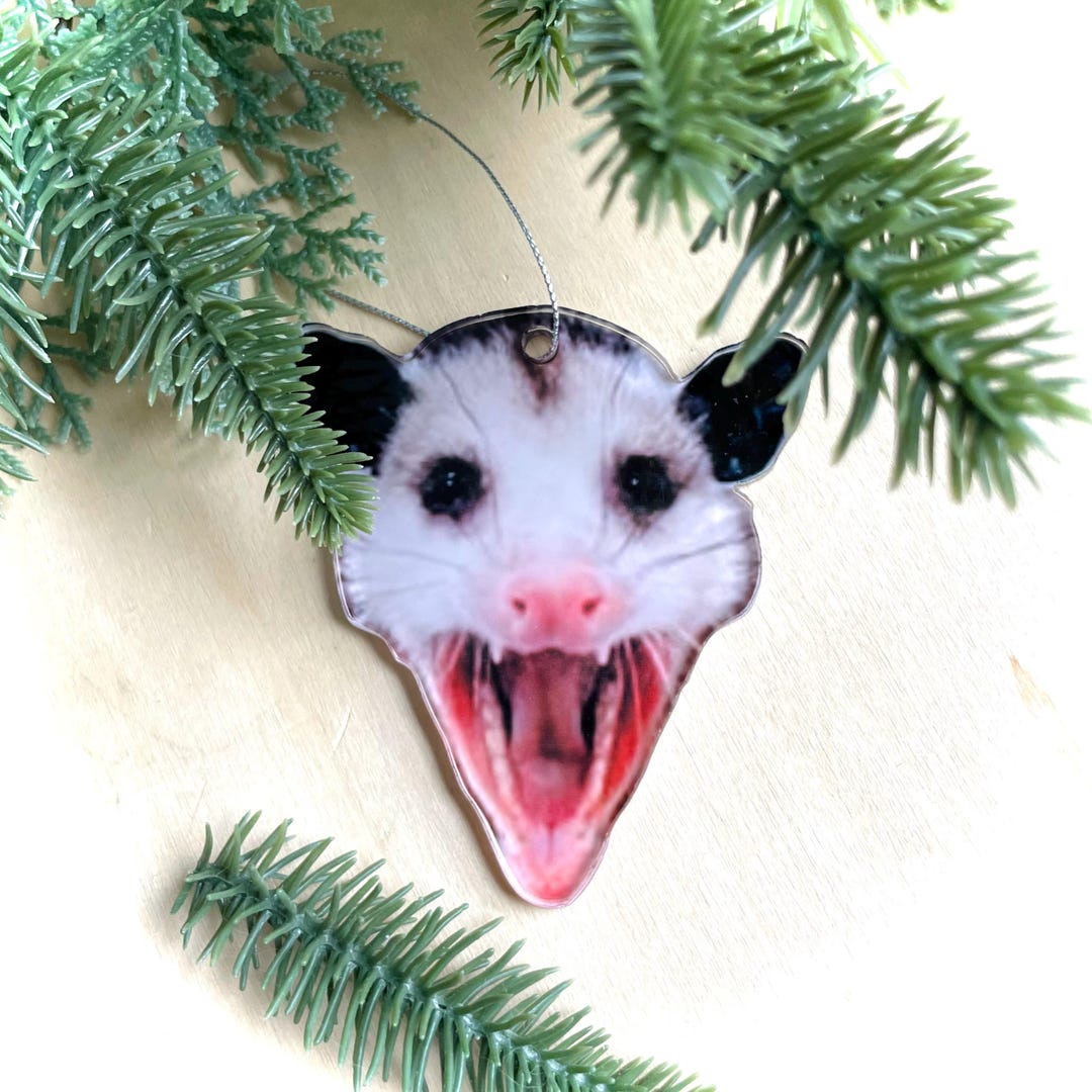 Screaming OPOSSUM Christmas Ornament | POSSUM Xmas Ornament | Funny ...