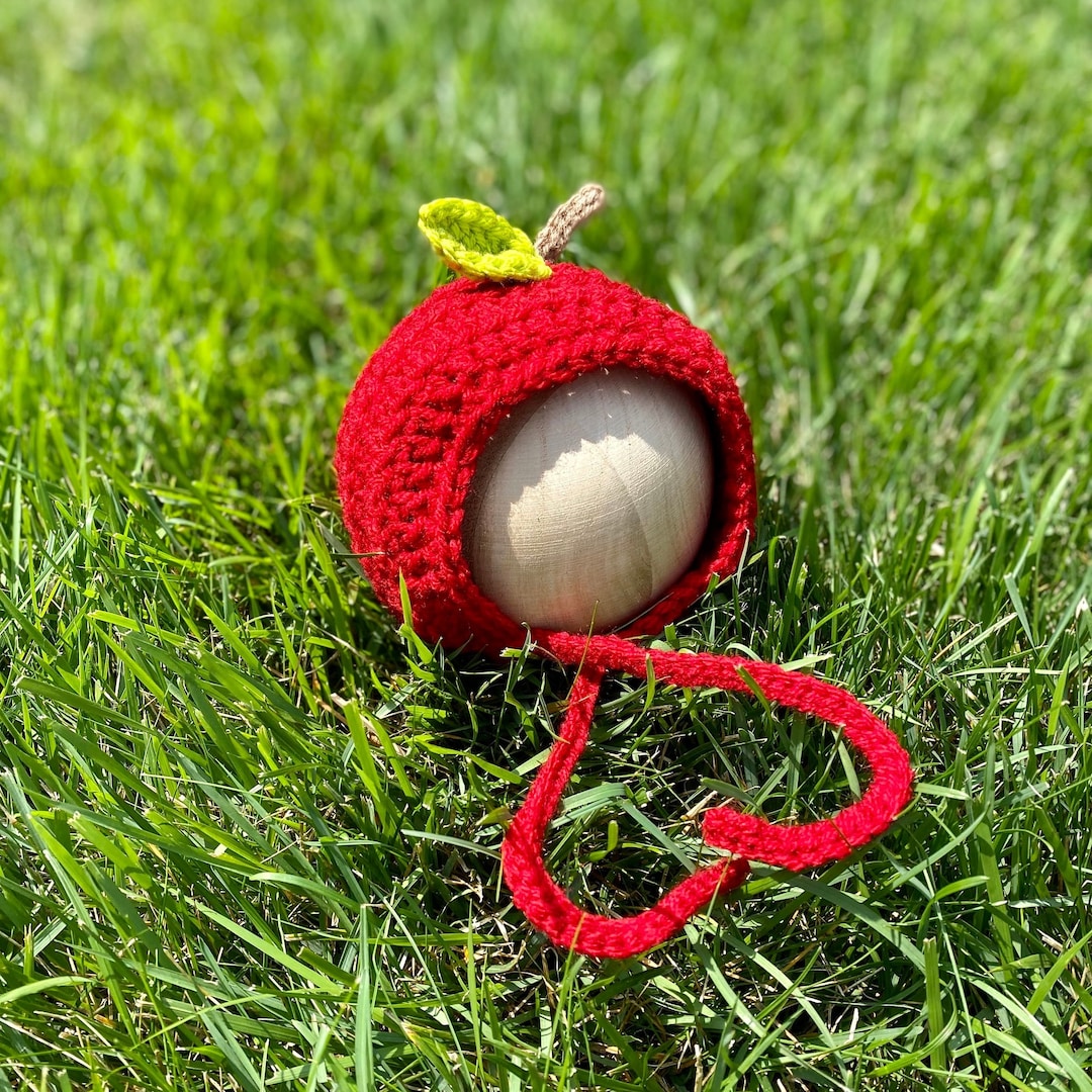 Crochet Apple Bonnet ~ Apple Hat ~ Baby and Toddler Fall Bonnet ~ Apple ...