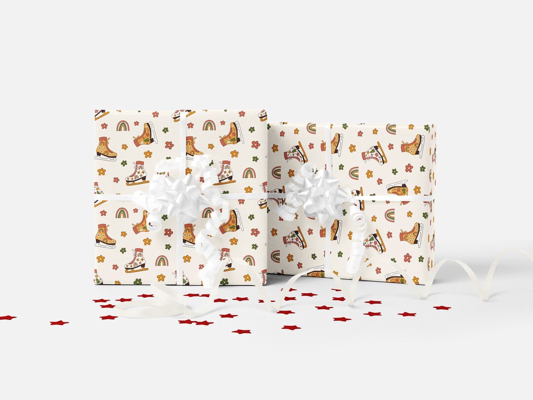 Christmas Holiday Wrapping Paper Cute Christmas Gift Wrap - Etsy