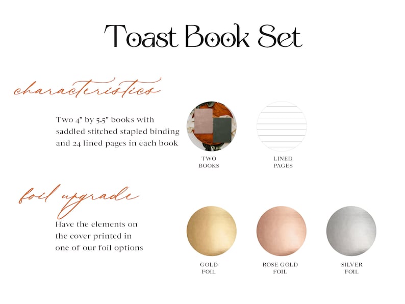 Wedding Toast Books for Your Maid of Honor and Best Man | Etsy