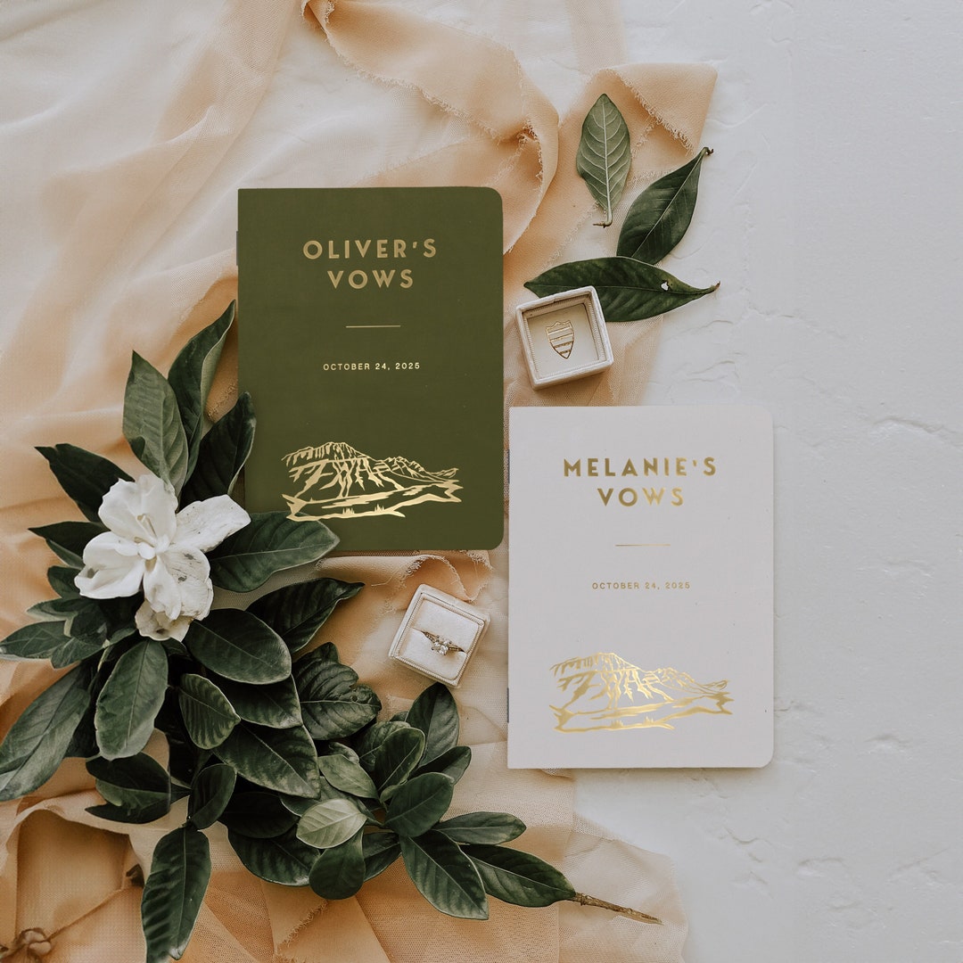 Vow Books, Peyto Lake Banff National Park Wedding Vow Books, His and ...