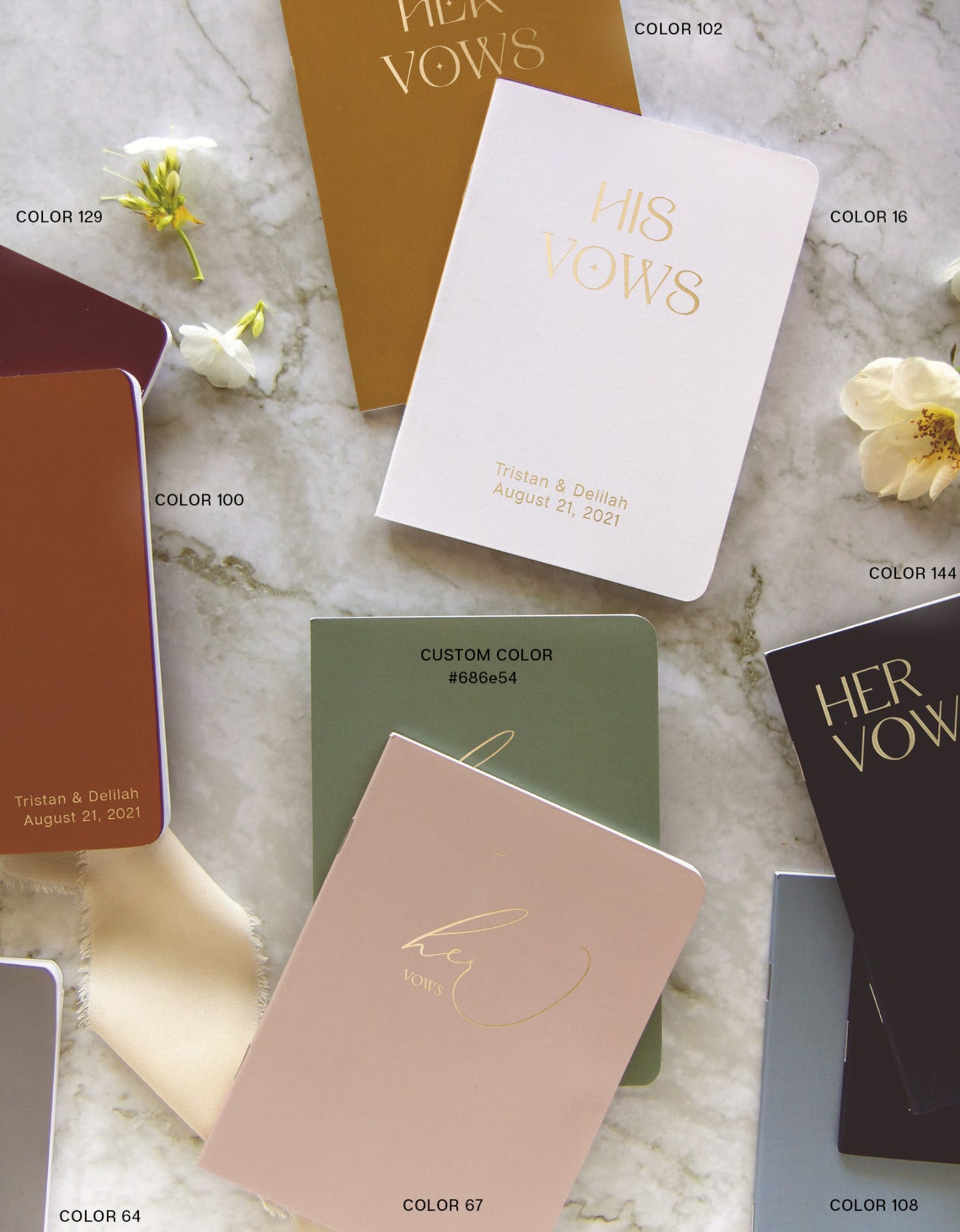 Vow Books Perfect for Your Wedding or Vow Renewal Boho | Etsy