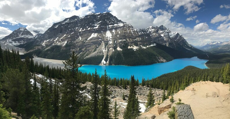 Vow Books, Peyto Lake Banff National Park Wedding Vow Books, His and ...