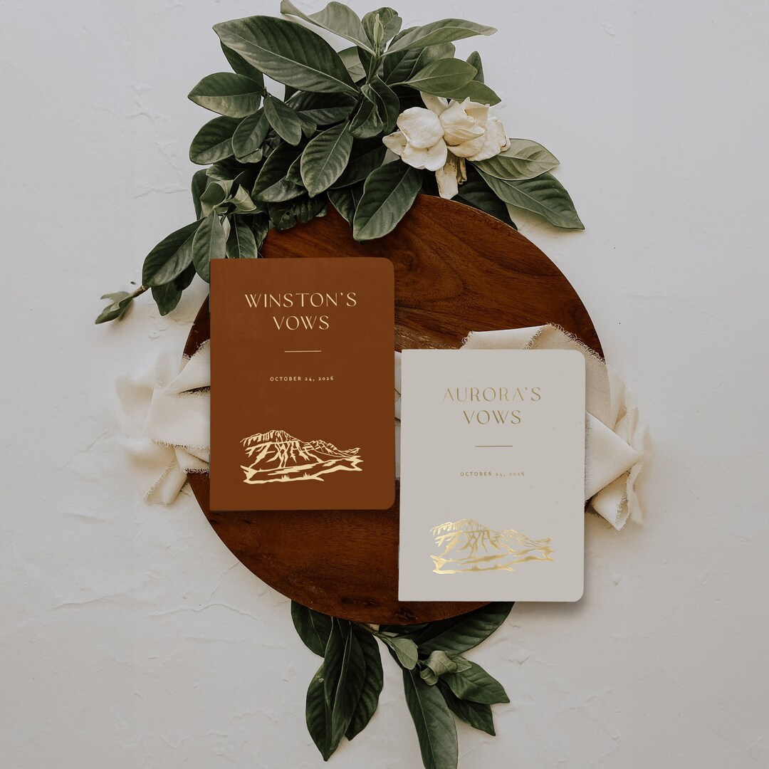 Vow Books, Peyto Lake Banff National Park Wedding Vow Books, His and ...