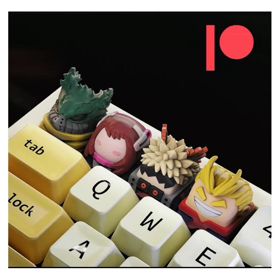 My Hero Academia Resin Keycap, Super Hero Academia Resin Keycap, Esc Keycap, Custom Keycap, 3d ...