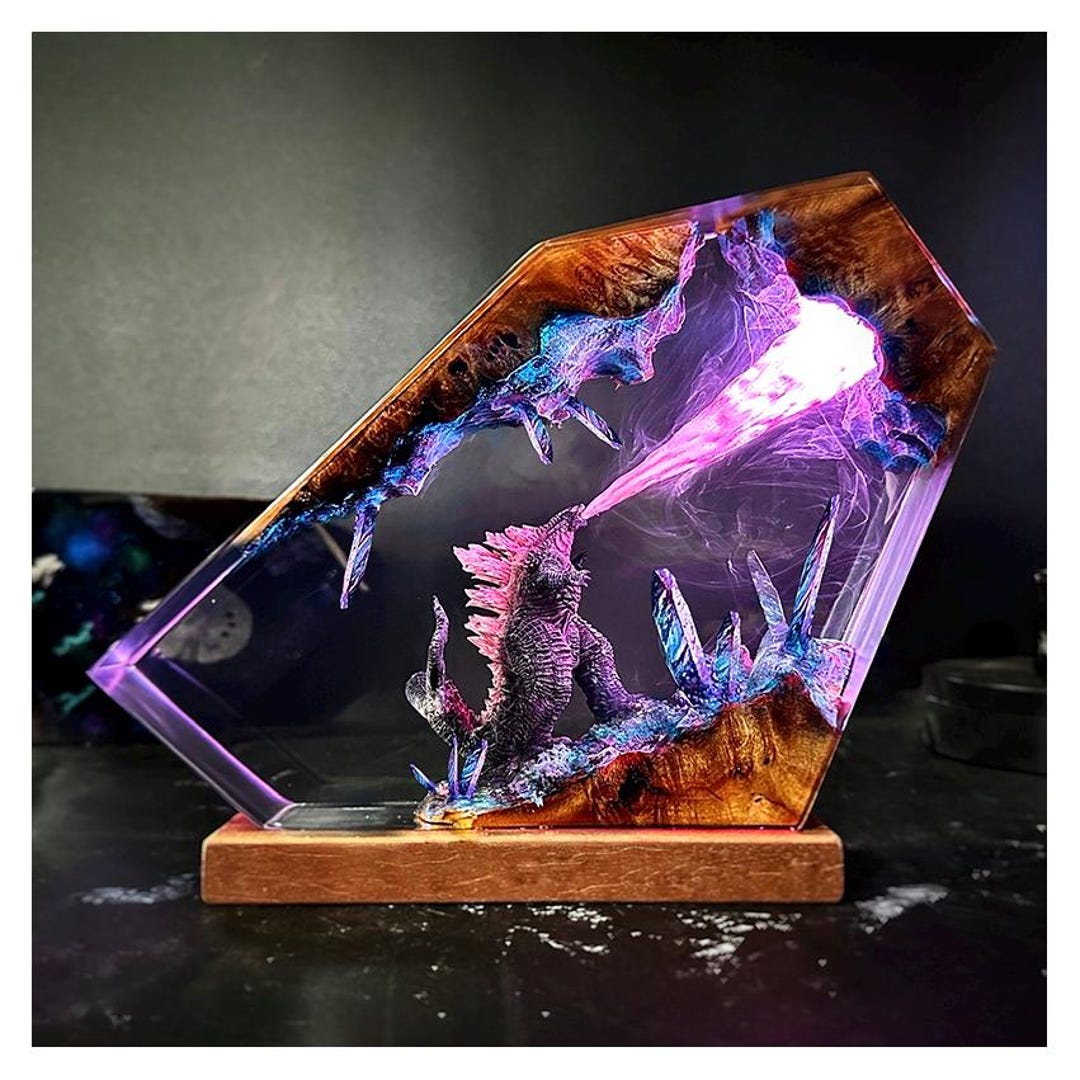 Go.zilla the New Empire, Land Inside the Earth, GOD.ZILLA Resin Lamp ...