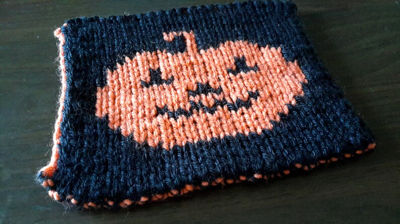 Knit Pumpkin Dishcloth Pattern, Hotpad Pattern, Double Knit Chart, Crochet Washcloth, Washcloth ...