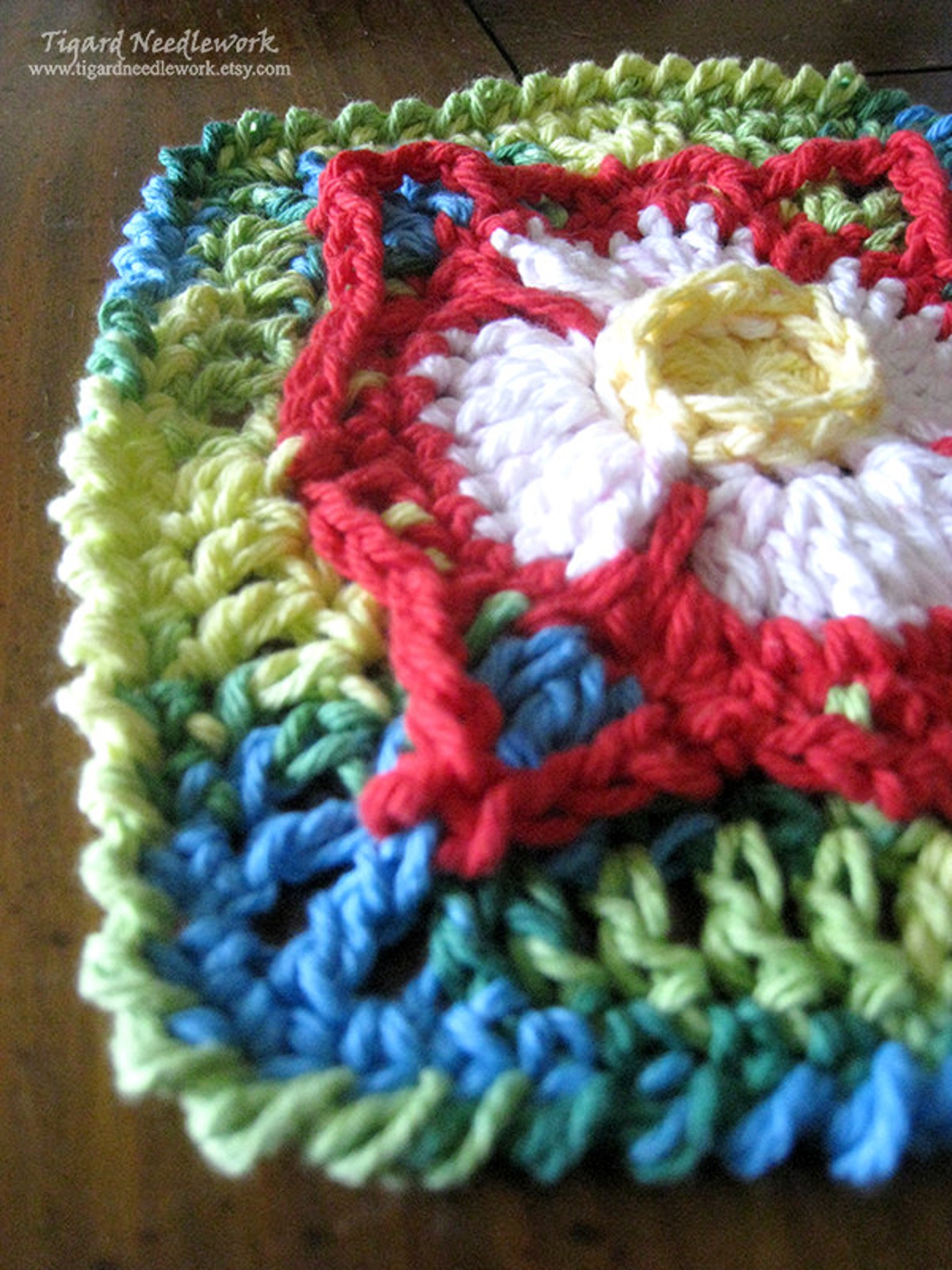 Crochet Square Pattern Textured Crochet Square Pattern | Etsy