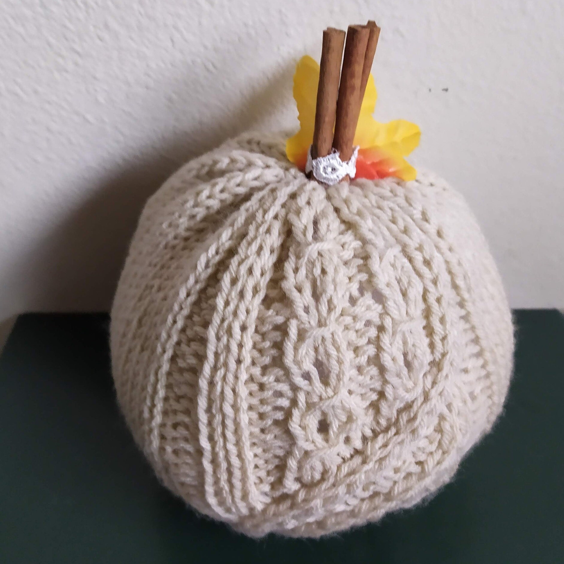 Knit Pumpkin pattern Cable pumpkin Halloween Knit Knitted | Etsy