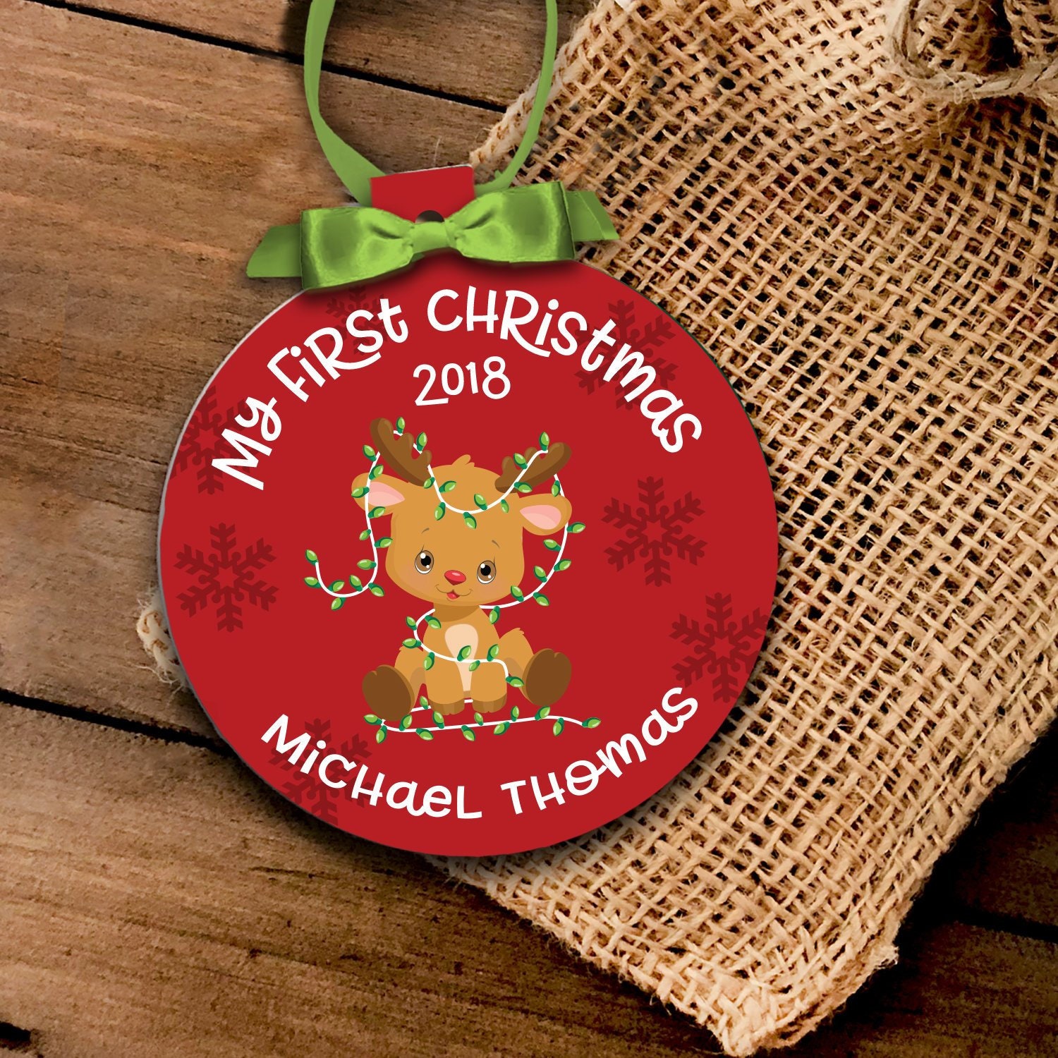 My First Christmas Ornament Baby's First Christmas - Etsy