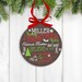 Family Christmas Ornament Retro Station Wagon Tree Ornament Family Gift ...