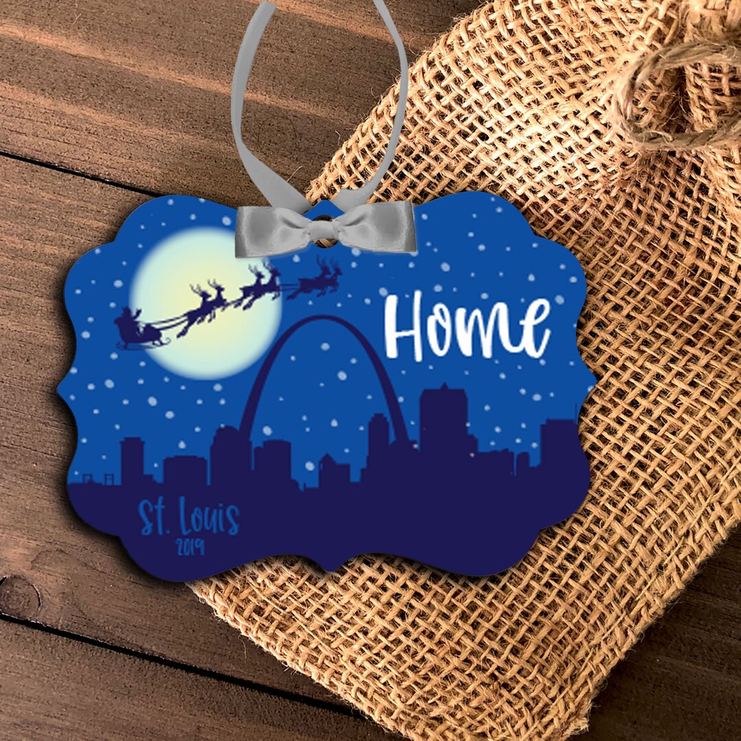 St. Louis Missouri Ornament St. Louis City Home Holiday - Etsy