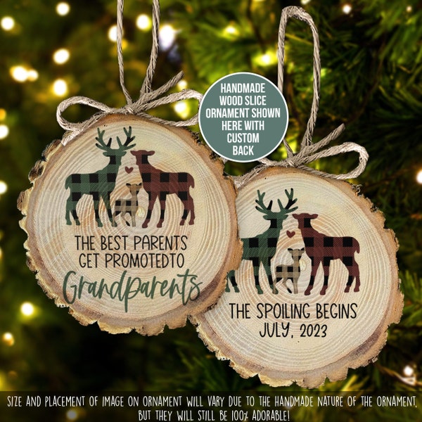 Wood Slice Ornaments - Etsy