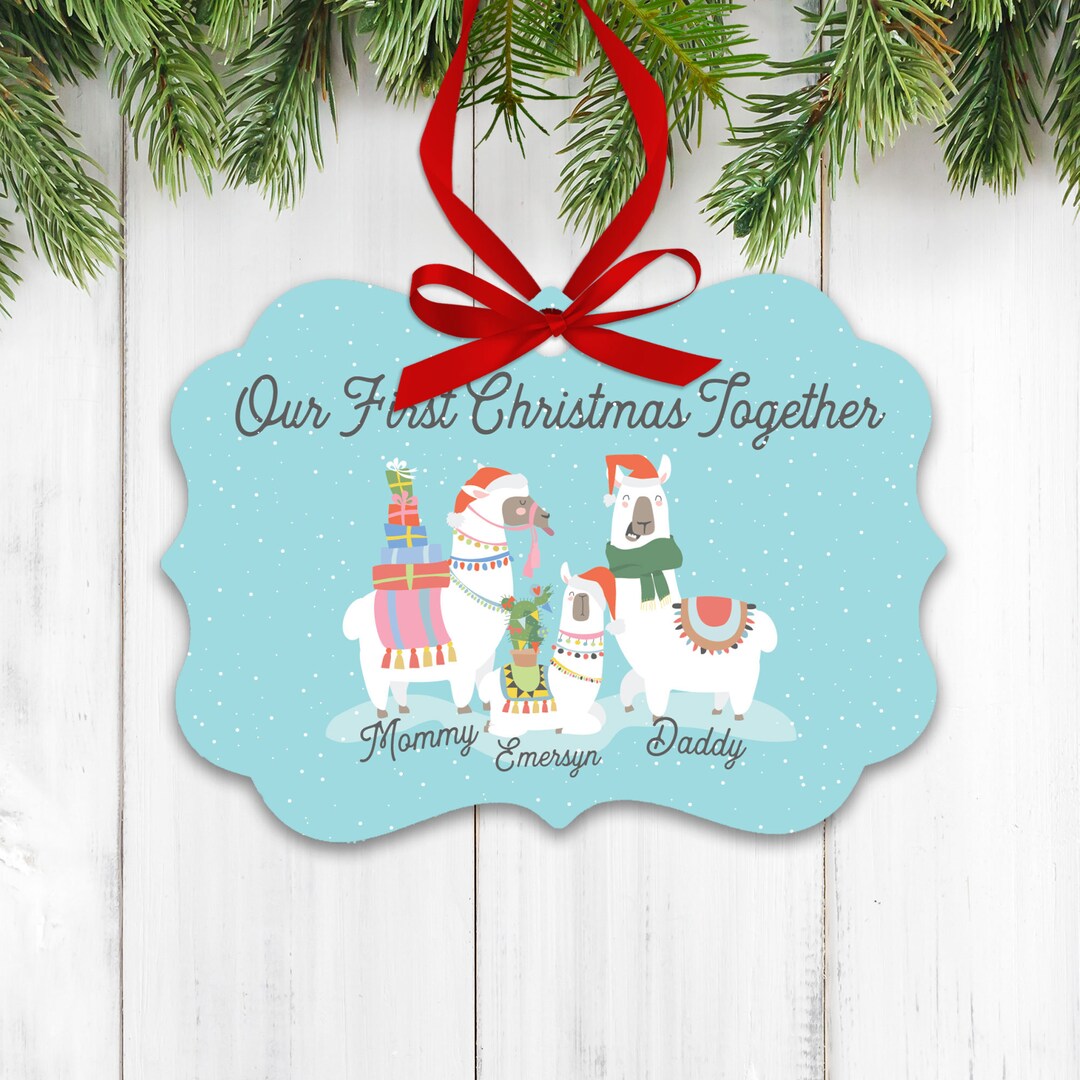 First Christmas Ornament | First Christmas Together Family Ornament ...
