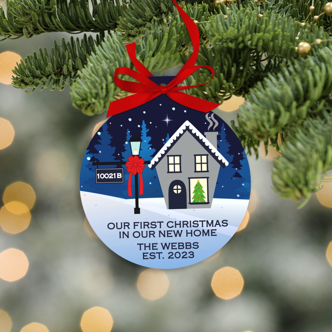 Our First Home Christmas Ornament | New Home Christmas Ornament ...