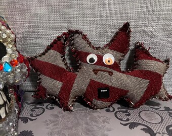 Wildlife the Bat Voodoo Doll - Handmade Gothic Plush, Occult Familiar ...