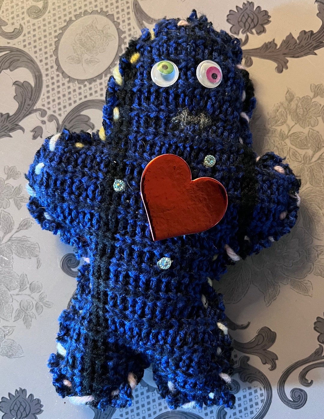 Johnny Voodoo Doll - Gothic Plush, Handmade Horror Doll, Cursed ...