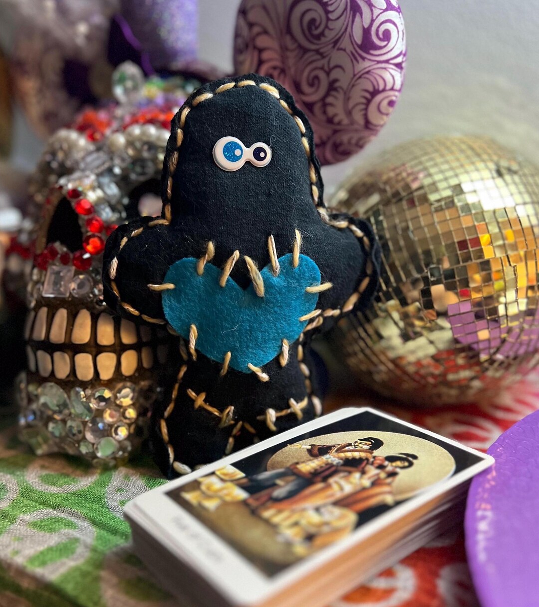 Stitches Voodoo Doll- Gothic Plush, Handmade Horror Doll, Cursed ...